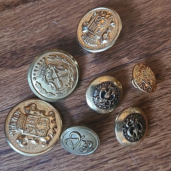 Vintage | Accessories | Vintage Metal Buttons | Poshmark